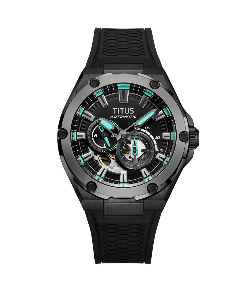 [MEN] Voyager Multi-Function Mechanical Silicon Men Watch [W06-03410-0