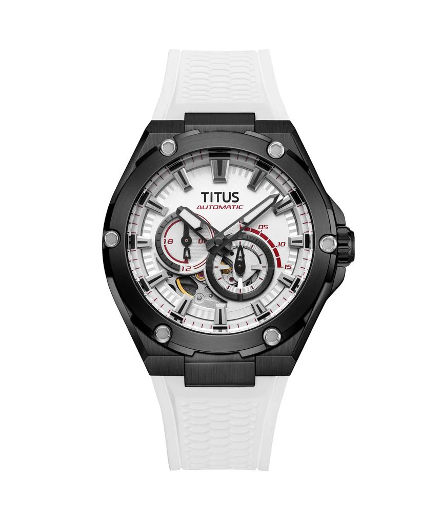[MEN] Voyager Multi-Function Mechanical Silicon Men Watch [W06-03410-0